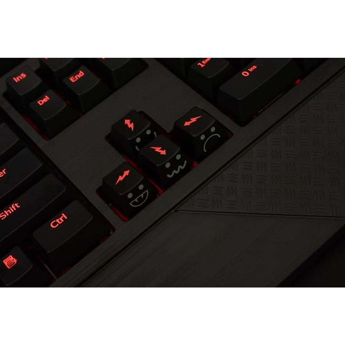Replacement WASD Arrow Keycaps UV Coating Backlit Double Shot Keycap OEM Profile for Cherry MX Switch Gaming Mechanical Keyboard (8 Keys WASD+Arrow)
