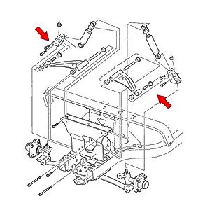 10L0L Front Lower Spring A-Arm Bushing Sleeves Kit for Club Car Precedent 2004-up Golf Cart, Replace OEM 102289901 1029562-01 1022874011 102288101 102287701 1102287601
