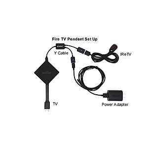 Inteset USB 2.0 & Micro USB OTG Y Cable for Controlling The F-TV Stick, Pendent, or Cube, Supports Wireless Keyboards and The IReTV for Universal Remote Control. (IReTV not Included)