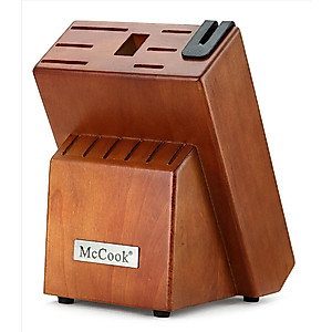 McCook MC59B Steak Knives Set of 6 + McCook Knife MC29Block