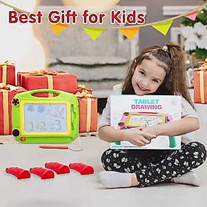 HahaGift Toys for 1 2 Year Old Boy Gifts, Magnetic Drawing Board for Toddler Toys Age 1-2, Montessori Educational Toys for 2 3 4 Year Old Boy Christmas Birthday Gifts!