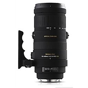 Sigma APO 120-400mm F4.5-5.6 DG OS HSM (Canon) Black
