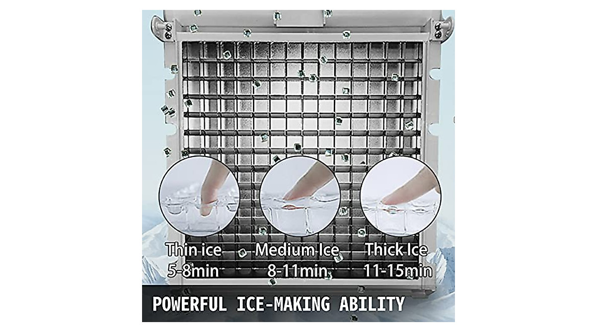Electric Ice Cube Maker - Fast, Reliable Cold Ice for Restaurants & Home