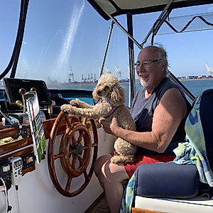 Mippko Boat Helm Tablet Holder, Marine Boat Handle Bar Pole Mount, 360°Rotation Clamp Non-Slip Aluminum Alloy Mount,Compatible with 4.7~12.9" iPad/Nexus/LG G Pads/e-Reader/iPhone