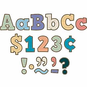 Teacher Created Resources Painted Wood Bold Block 4" Letters Combo Pack (TCR8820)