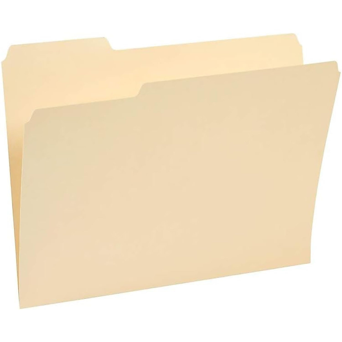 Staples 116657 Manila File Folders Letter 3 Tab Assorted Position 100/Box