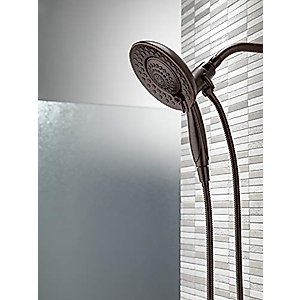 DELTA FAUCET 58569-RB25-PK In2ition HSSH 2.5 GPM 5-Setting Combo, Water Flow, Venetian Bronze