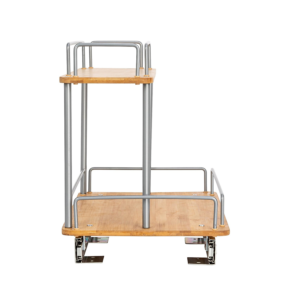 Household Essentials 1265B-1 Glidez Under Sink Sliding Organizer | Pull Out Cabinet Shelf | Wood | 11.5 Inches Wide