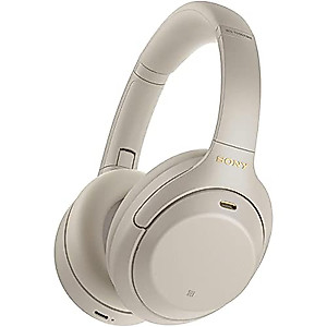 Sony WH-1000XM4 Wireless Premium Noise Canceling Overhead Headphones with Mic for Phone-Call and Alexa Voice Control, Silver WH1000XM4 Bundle with Green Extreme Wireless Portable Charger