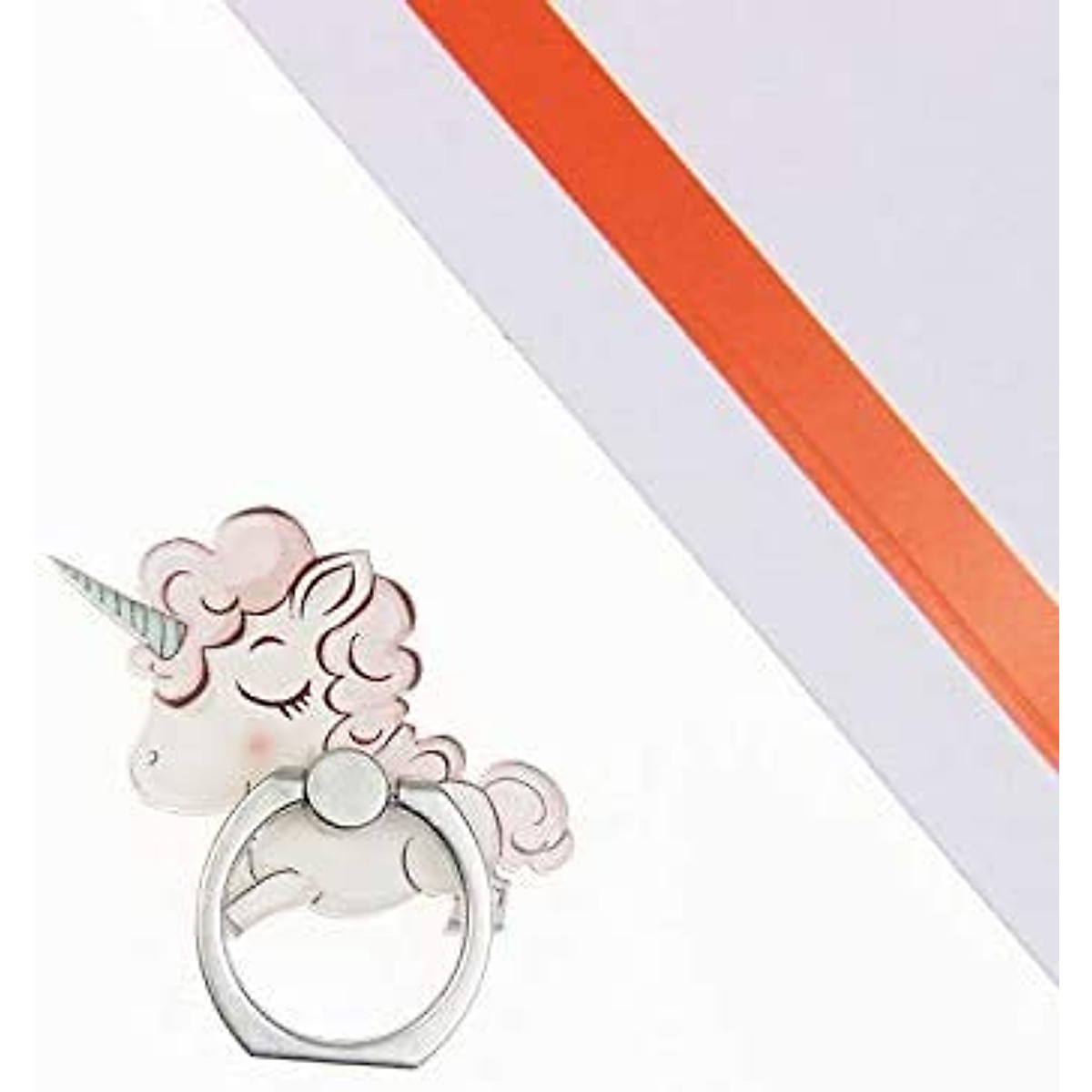 4-Pack Phone Ring Holder Stand, Cute Unicorn 360 Rotation Finger Grip Stand Mount for Cellphones and Tablets (Unicorn Ring)