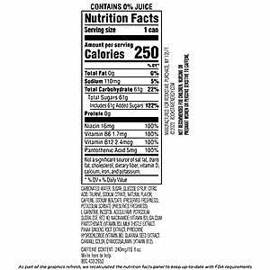 Rockstar Punched Energy Drink, Fruit Punch, 16oz Cans (12 Pack) (Packaging May Vary)