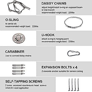 Aokitec Therapy Swing for Kids with Special Needs (Hardware Included) Snuggle Swing Cuddle Hammock Indoor Adjustable Aerial Yoga for Children with Autism, ADHD, Asperger, Sensory Integration(Blue)