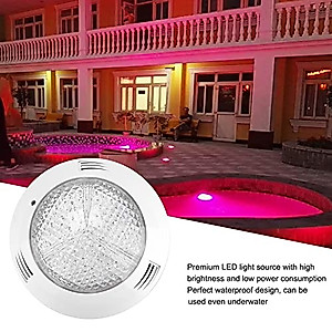 Yosoo Health Gear LED Pool Lights, 360LEDs IP68 Waterproof Submersible Light, Multicolor Underwater Lamp Pond Lights for Swimming Pool, Pond, Garden, Landscape Lighting