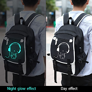 Asge School Backpack Boys Girls Teenage Backpack Large 3 Piece Set School Satchel Reflective Waterproof Backpack School Bags for Boys School Bag for School Travel Outdoor
