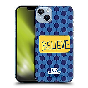 Head Case Designs Officially Licensed Ted Lasso Believe Season 1 Graphics Hard Back Case Compatible with Apple iPhone 14 Plus