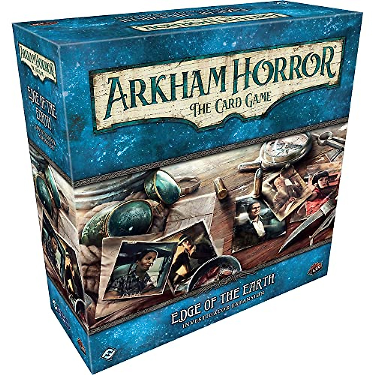 Fantasy Flight Games Arkham Horror The Card Game Edge of The Earth Investigator Expansion - Unleash New Terrors! Lovecraftian Cooperative LCG, Ages 14+, 1-4 Players, 1-2 Hour Playtime, Made