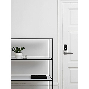 Ultraloq UL3 Fingerprint and Touchscreen Keyless Smart Lever Door Lock (Satin Nickel) | 3-in-1 Keyless Entry | Secure Finger ID | Anti-peep Code | Premium Construction Material | Match Home Aesthetics