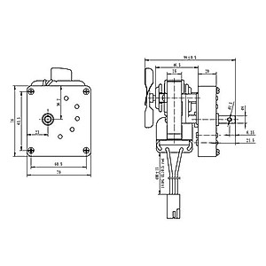 Replacement Auger Motor, Compatible with Traeger/Pit Boss Wood Pellet Grills, 1.6 RPM Durable Pellet Feed Drive Motor Replacement Parts, Easy to Install