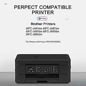 COLWOD [New Chip LC3013 LC3011 Compatible Ink Cartridge Replacement for Brother LC-3013 High Yield Work with MFC-J491DW MFC-J497DW MFC-J895DW MFC-J690DW Printer Ink (2Black, 2Cyan, 2Magenta, 2Yellow)