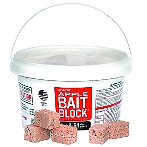 J T Eaton J T Eaton-704AP-Apple JT Eaton 704-AP Block Anticoagulant, Apple Flavor, for Mice and Rats (Pail of 64) rodenticide Bait