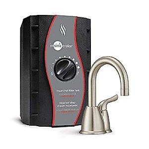 InSinkErator H-HOT150SN-SS Instant Hot Water Dispenser System with Stainless Steel Tank, Satin Nickel