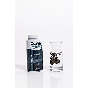 Qualia Synthetic Fabric Dye, Easy to Use, Perfect for Synthetic Fabrics: Polyester, Spandex, Nylon, and More, Ultra-Concentrated Colors for Vibrant Results, Graphite Blue, 1 Pack