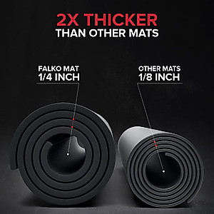 Falko Tactical Gun Cleaning Mat for Glock - Double Thickness Gun Mat - HD Exploded Diagram Including Parts List, Lubrication Points and Disassembly Steps (20 by 12 Inches)