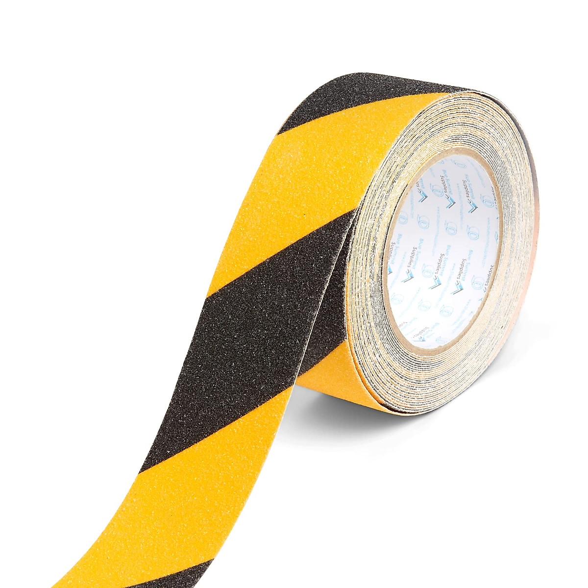 Blue Summit Supplies Anti Slip Tread Tape, 2 inch x 30 feet, Black and Yellow Stripe, Non Skid Safety Step Tread with Nonslip Grip, Provides Step Traction for Facility Safety, 2 Pack, 60 Feet Total