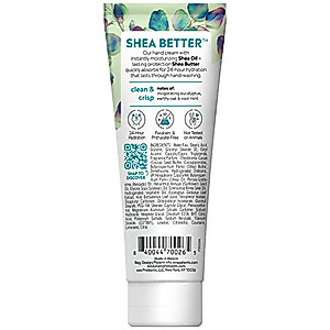 eos Shea Better Hand Cream - Eucalyptus Natural Shea Butter Hand Lotion and Skin Care 24 Hour Hydration with Shea Butter & Oil 2.5 oz