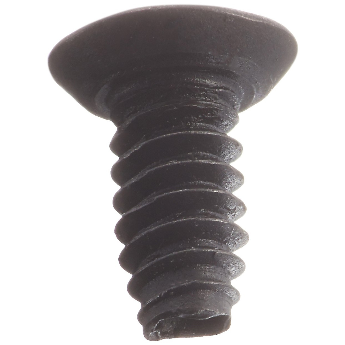 Small Parts 0404RPUB Steel Thread Rolling Screw for Metal, Black Oxide Finish, 82 Degree Undercut Flat Head, Phillips Drive, #4-40 Thread Size, 1/4" Length (Pack of 100)