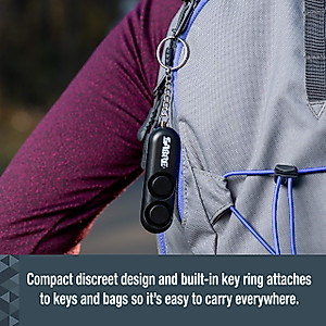 SABRE Personal Safety Kit With Pepper Spray and Personal Alarm, 25 Bursts, 10-Foot (3-Meter) Range, 120dB Alarm, Audible Up To 1,280-Feet (390-Meters)