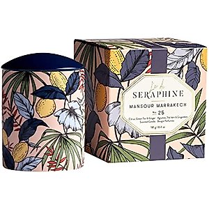 L'or de Seraphine Mansour Marrakech Scented Candle | Fragrance No. 25 | Fruity & Fresh Notes | 80 Hour Burn Time | Luxury Scented Candle for Home & Leisure | 17 oz
