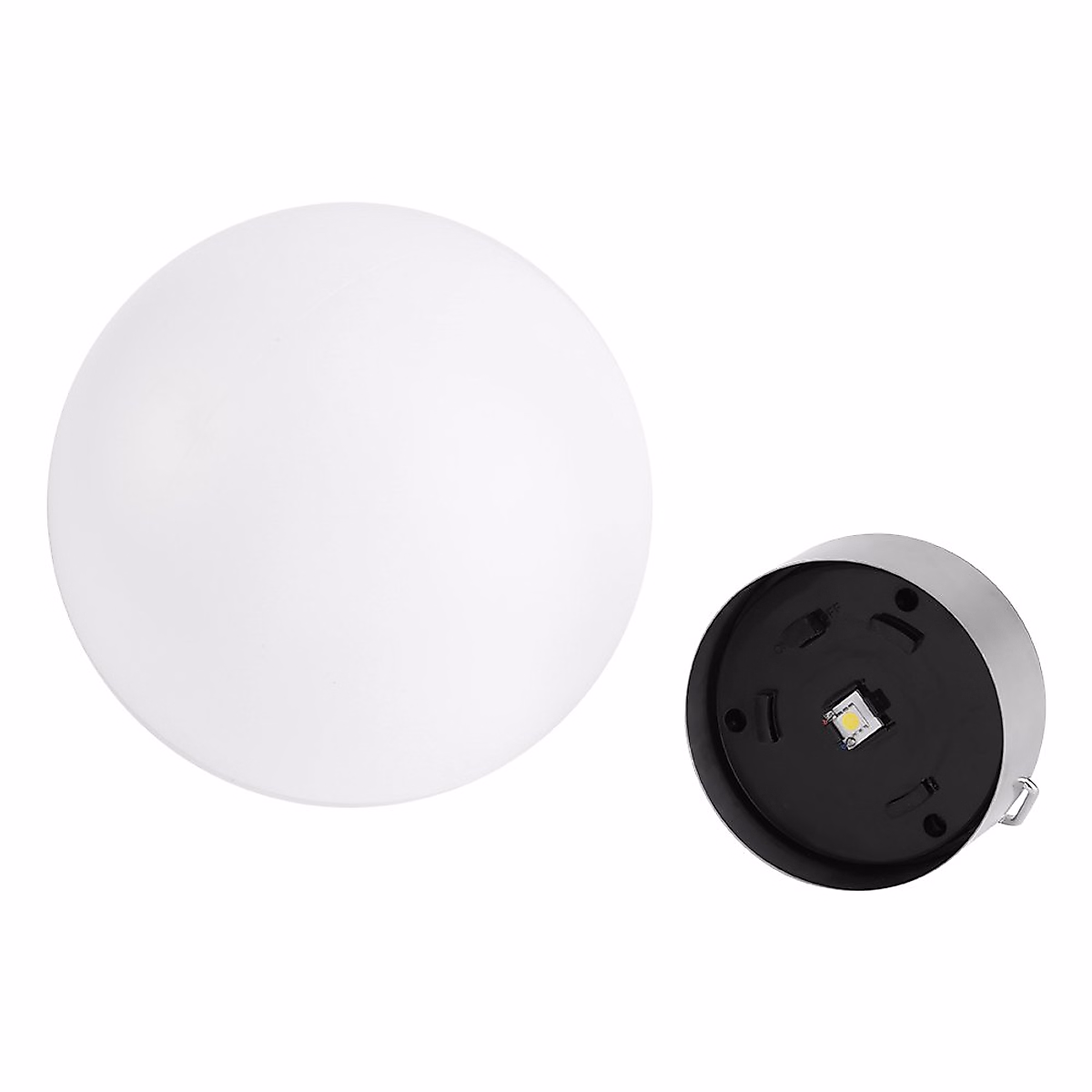 LED Bulb Light,Ball Shape Solar Light,Solar Energy LED Rechargeable Hanging Bulb Light Outdoor Pool Pond Garden Yard Lamp,for Garden Patio Home Decor