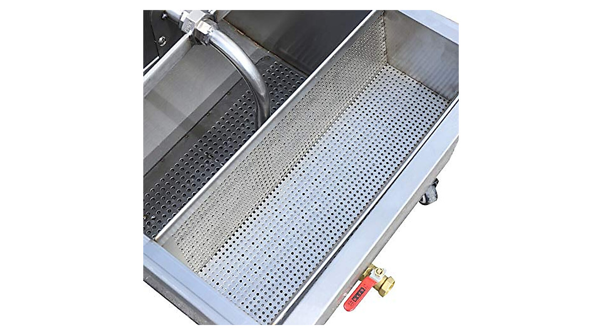 55L Commercial Mobile Fryer Filter Machine for Restaurant Use