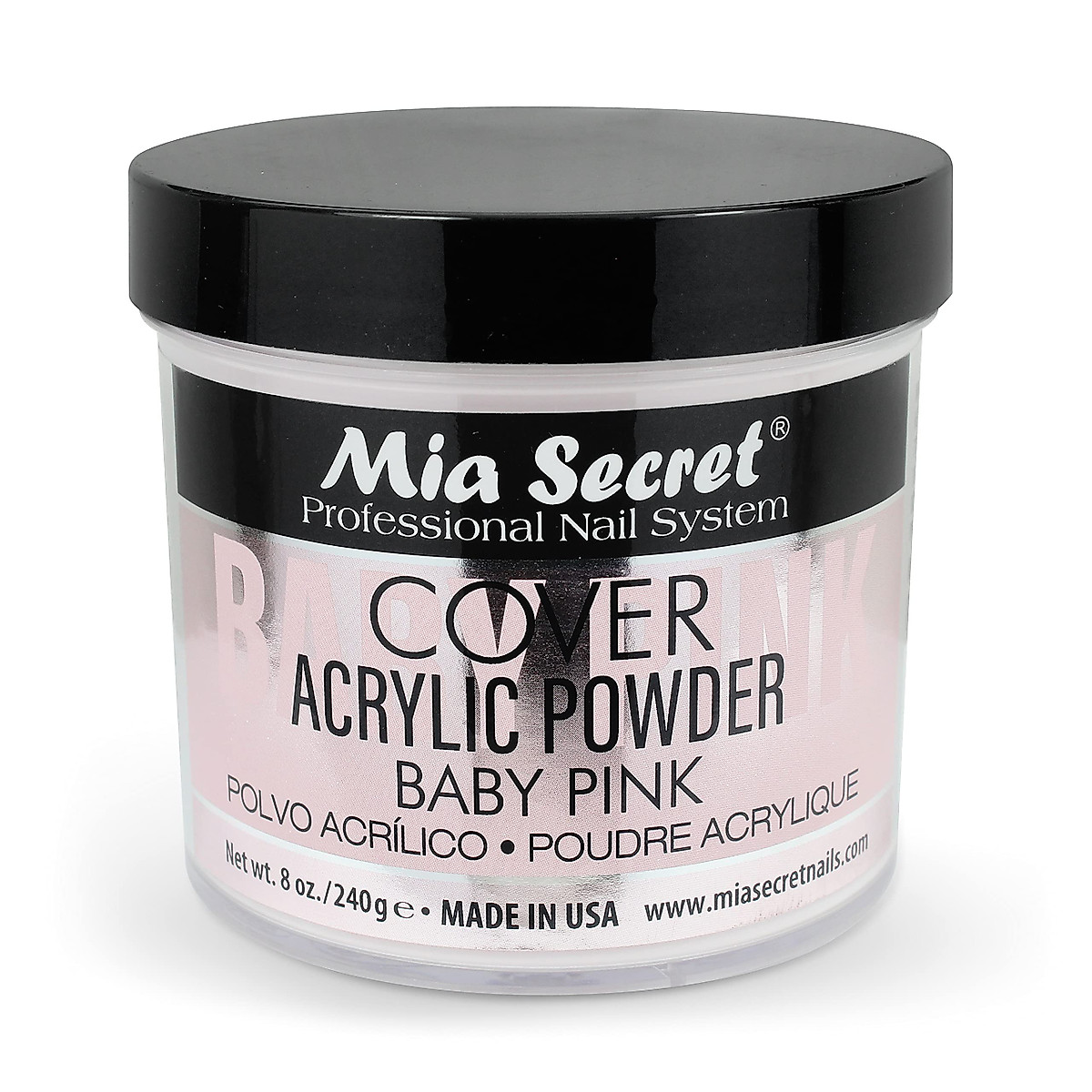 Mia Secret Acrylic Powder Cover Baby Pink 8 oz.