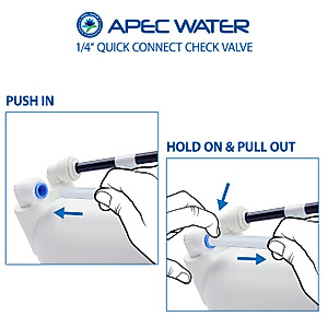 APEC Water Systems 1/4" Quick Connect Check Valve Replacement Part (Check-VAL)