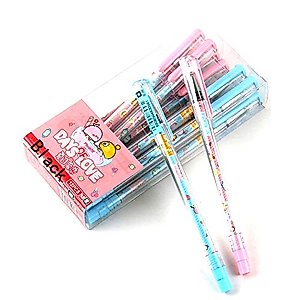0.38mm Premium Fine Point Student Style Neutral Pen Needle Cartoon Lovely South Korea Fashion with Each Box of Fresh and Transparent for Primary School Students， Office Pens writing (black ink）