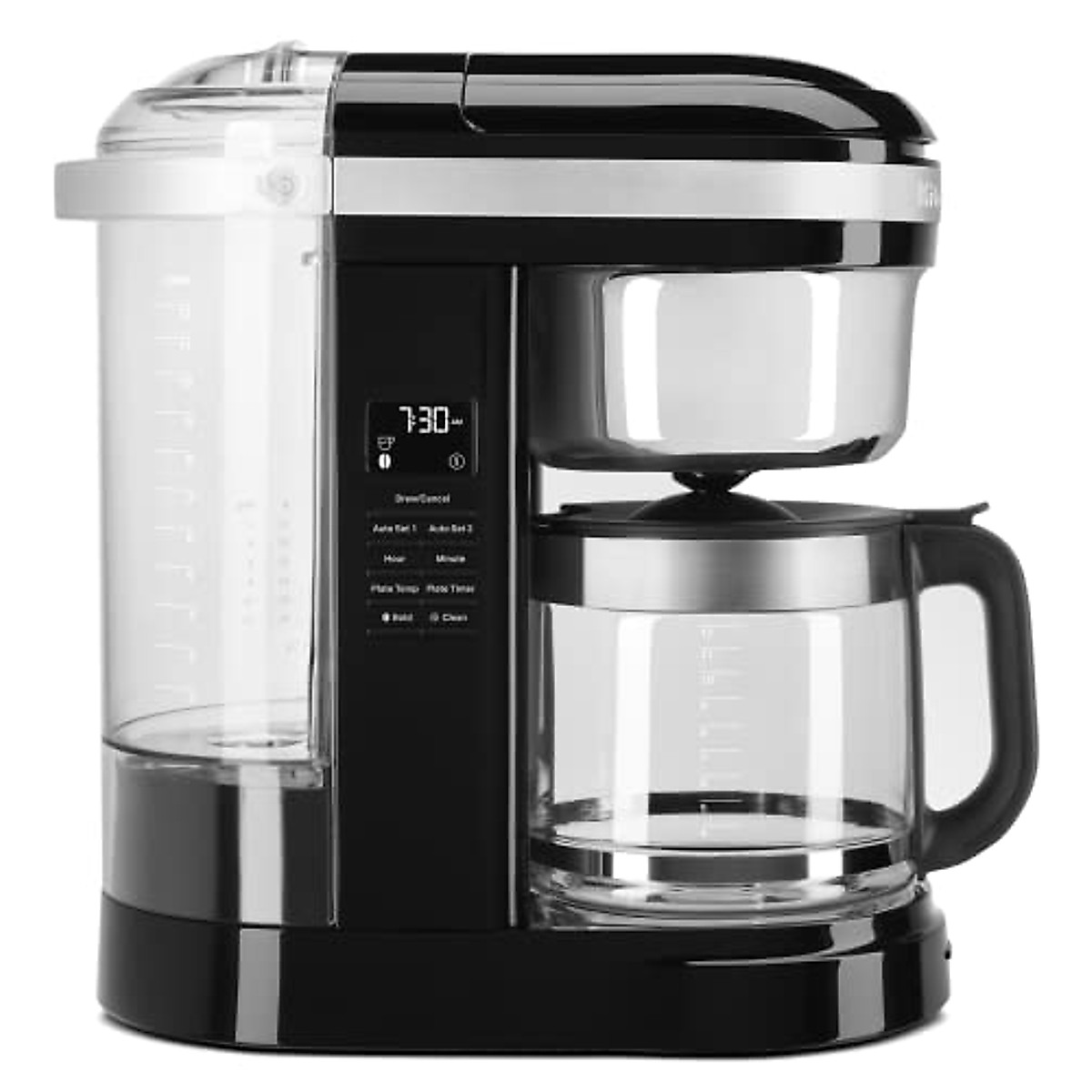 KitchenAid KCM1209OB Coffee Maker, 12 cup, Onix Black, 12 Cup Drip Coffee Maker with Warming Plate