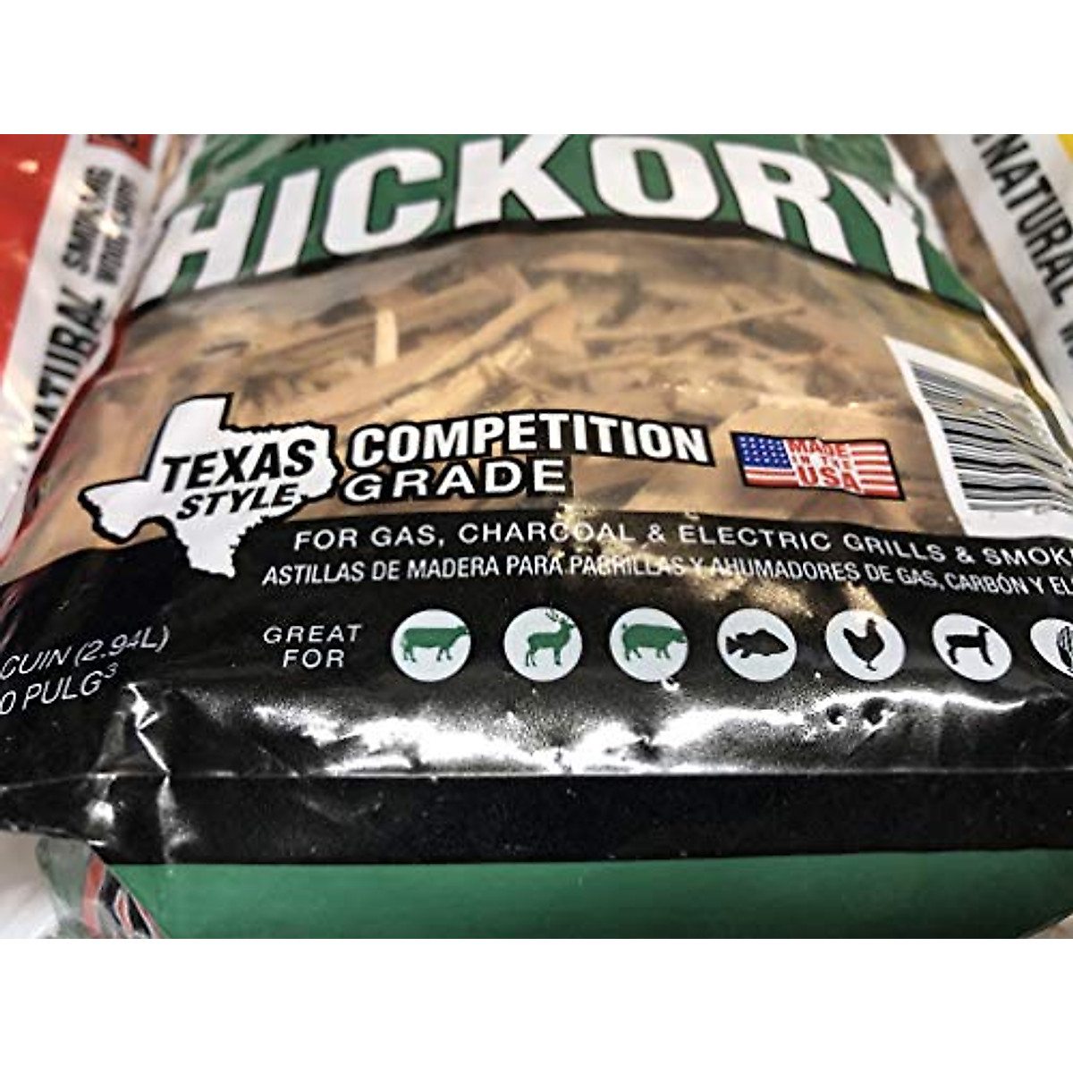 B&B Hickory Wood Smoking Chips - 100% Natural, Competition Grade Bundle - Pack of 2