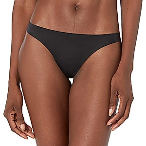 Maidenform womens Comfort Devotion No Pinch Panties, Hipster, Bikini, Available g string and thong panties, - Black W/Body Beige Lining, X-Large US