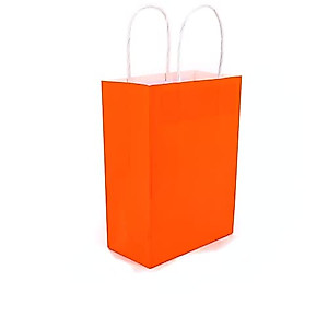 6 Pieces Kraft Paper Party Favor Gift Bags Small Size 6.3x8.6x3.15 with Handle for Christmas, Birthday, Wedding and Party Celebrations , Thanksgiving， Paper Bags, Shopping Bags, Kraft Bags, Retail Bags, Party Bags