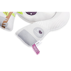 Rhoost Toddler Travel Buddy Neck Rest. Head Support for Kids on Car & Airplane Journeys. Fun Koala or Owl design with Pockets & Name Badge