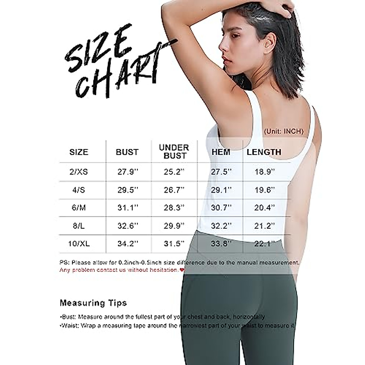 POSHDIVAH Women Sports Bra Longline Padded Tank Top Naked Feeling Workout Fitness Running Yoga Tops Black Medium