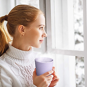 8 Pieces Colorful Drinking Cups 16 oz Unbreakable Reusable Drinking Cup Stackable Healthy Tumbler Water Coffee Milk Tea Cups for Home Kitchen Parties Camping Supply