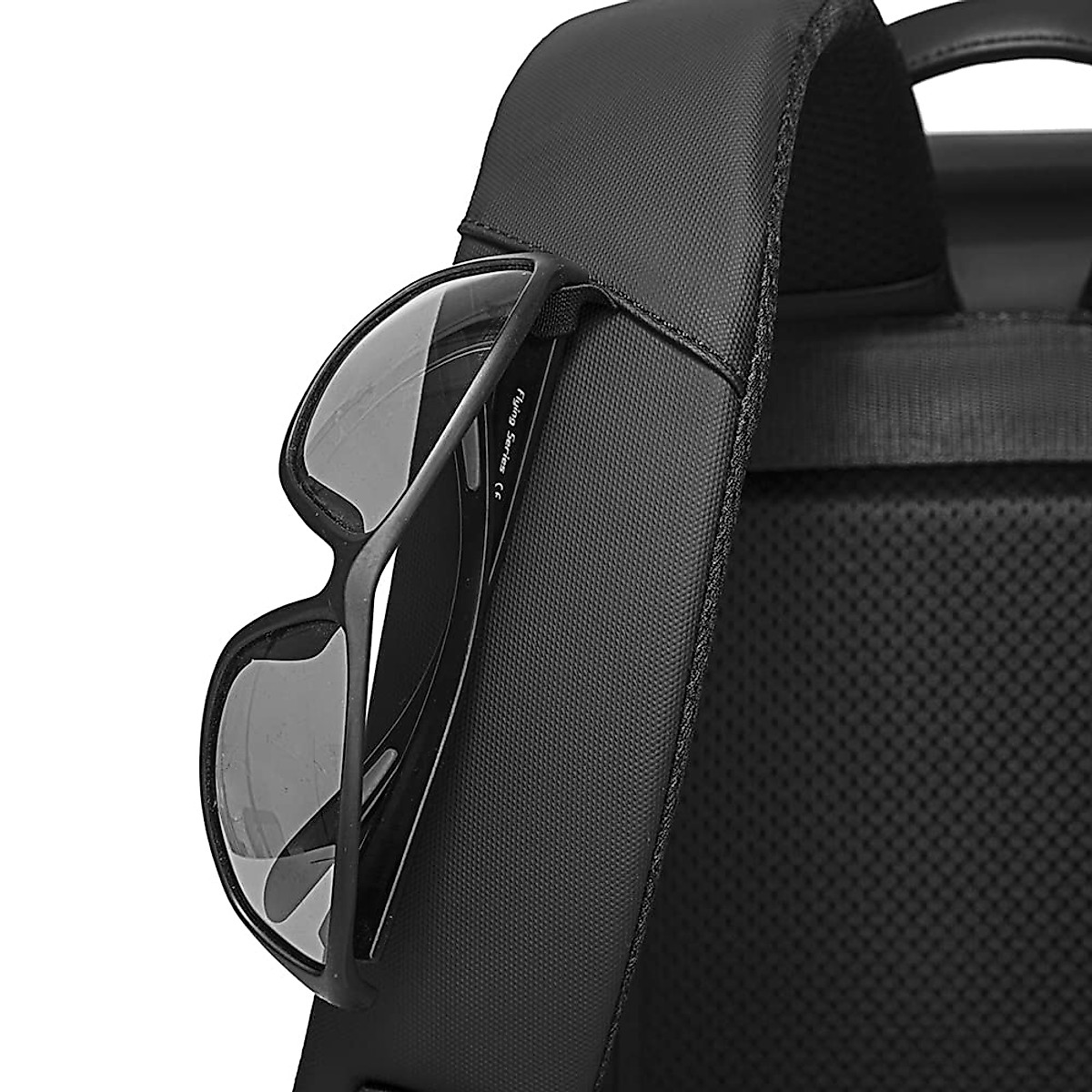 Laptop Backpack Smart Trendy Fashion Durable 21 Liters Capacity Unisex Oxford Material Backpack With Anti_Theft Waterproof USB 1.37KG Weight 15.6 In Laptop Bag For Business Travel College School-Black