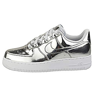 Nike Womens W Air Force 1 SP CQ6566 001 Metallic Chrome - Size 10.5W