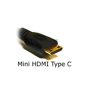 Cmple - Mini HDMI to HDMI Cable 6ft, HDMI Mini to HDMI, 60Hz HDMI 2.0 Cable, Monitor to Digital Camera HDMI Cables, 4k HDMI Adapter Cord for Camcorder, Tablet, Ultrabook, Laptop, HDTV - Black