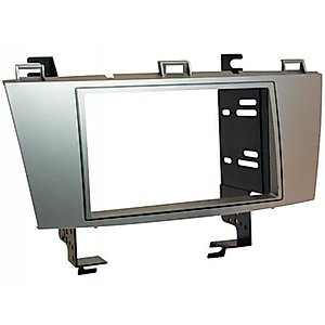 Scosche TA2087B Compatible with 2004-08 Toyota Solara ISO Double DIN Dash Kit Black