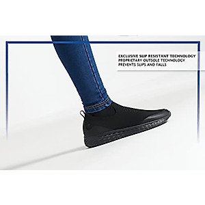 Shoes for Crews Everlight Slip On, Black, Women's, Size 7.5