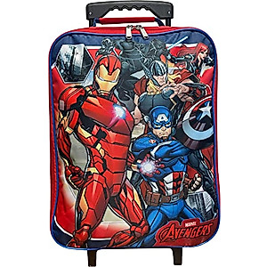 Ruz Marvel Avengers 15" Collapsible Wheeled Pilot Case - Small Rolling Luggage …